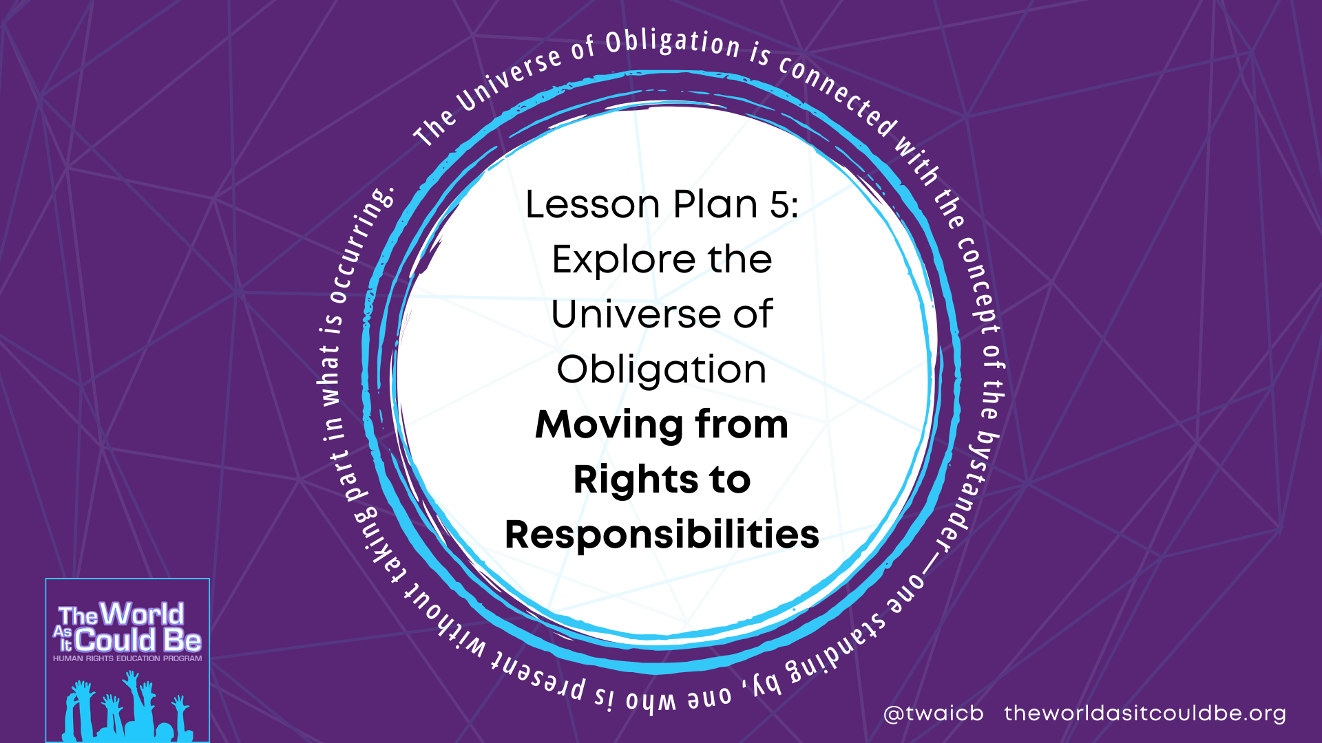 Lesson Plan 5: The Universe of Obligation - The World as it Could Be